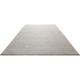 Teppich &raquo;Toulouse&laquo; rechteckig 10 mm H&ouml;he Naturfaser Teppich aus 50% Wolle 50% Jute, Wohnzimmer grau Jute, Wolle