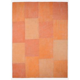Kayoom Teppich &raquo;Lyrical 110&laquo; rechteckig 13 mm H&ouml;he Handgefertigt, hochwertig verarbeitetes Unikat im Antik-Design Multi / Orange Obermaterial: 100%...