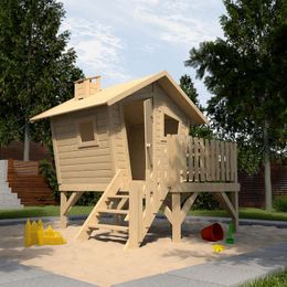 Weka Spielhaus »Tabaluga Abenteuerspielhaus Lotti« BxTxH: 214, 5x223, 5x216 cm natur