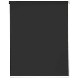SUNLINES Seitenzugrollo &raquo;Eco-Line Upcycling&laquo; blickdicht Blendschutz mit Bohren freih&auml;ngend schwarz Obermaterial: 85% Polyester, 10% Metall, 5%...