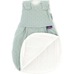 Tr&auml;umeland Babyschlafsack &raquo;Babyschlafsack LIEBMICH 3tlg. Set Twister, von Gr&ouml;&szlig;e 50/56-68/74&laquo; blau Bezug: 100% Baumwolle. F&uuml;llung: 70% Polyester, 30% Lyocell (