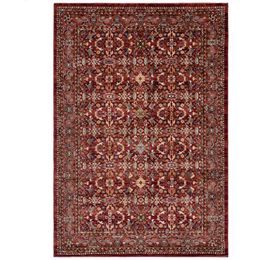 FLAIR RUGS Teppich &raquo;Sandford&laquo; rechteckig 12 mm H&ouml;he Sandford Vintage gemusterter Teppich rot Obermaterial: 100% Polypropylen B : 80 cm 1 Stk.