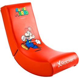 X ROCKER Gaming-Stuhl »Nintendo Super Mario Floor Rocker Gaming Bodensessel - Joy Edition« () Rot
