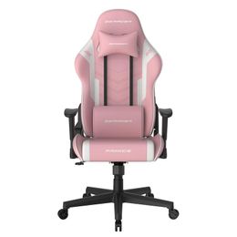 DXRacer Gaming-Stuhl »Prince Gaming Chair Regular L, PVC, pink weiß« () pink-weiß Empfohlene Größe: < 185 cm. Maximale Kapazität der Gasdruckfeder:...