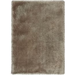 FLAIR RUGS Hochflor-Teppich &raquo;Pearl&laquo; rechteckig 70 mm H&ouml;he braun Kunstfaser