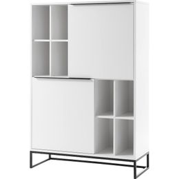 MCA furniture Highboard »Lille« Breite ca. 100 cm Weiß matt