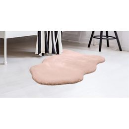 Padiro Fellteppich »Rabbit Light Sheepskin 825« fellförmig 23 mm Höhe weiches Fellteppich-Imitat, Schlafzimmer, Kinderzimmer creme Obermaterial:...