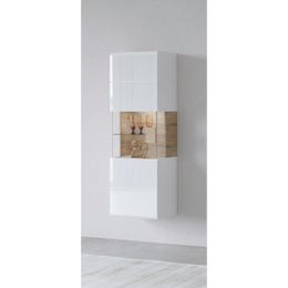 Inosign Hängevitrine »Toledo, Höhe 159 cm trendige Glasvitrine mit dekorative MDF-Front« Vitrine mit Glasfront, ohne Beleuchtung, viel Stauraum,...