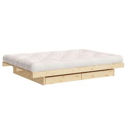 Karup Design Bettgestell »Kanso Bed, Stauraumbett, Bett mit oder ohne Schubladen« Bett mit/ohne Schubladen, inkl Lattenrost, FSC zertifiert Kiefer...