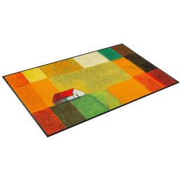 wash+dry by Kleen-Tex Teppich &raquo;Meadow Lands&laquo; rechteckig 7 mm H&ouml;he rutschhemmend, waschbar, Wohnzimmer bunt Obermaterial: 100% Polyamid B : 75 cm...