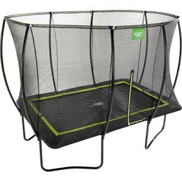 EXIT Gartentrampolin »Silhouette« BxT: 214x305 cm, mit Sicherheitsnetz schwarz