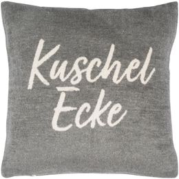 Pad Dekokissen »SNUG« Made in Europe, Kissenhülle ohne Füllung, 1 Stück grey Obermaterial: 65% Baumwolle, 35% Polyacryl B/L: 45 cm x 45 cm