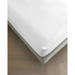 Kayori Spannbettlaken &raquo;Emma&laquo; 100% Baumwollsatin wei&szlig; Obermaterial: 100% Baumwolle B/L: 180 cm x 220 cm