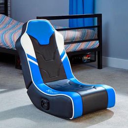 X ROCKER Gaming-Stuhl »Shadow 2.0 Audio Floor Gaming Bodensessel« () blau/weiss/schwarz Vielseitige Nutzung: Ideal für Gaming, Lesen und Entspannen...