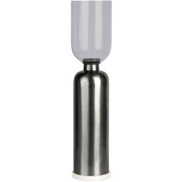 Kayoom Kerzenhalter &raquo;Bodenkerzenhalter Shyam 225&laquo; Bodenkerzenhalter aus Metall, Marmor-Sockel, Windlicht aus Glas Schwarz