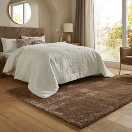 FLAIR RUGS Hochflor-Teppich &raquo;Velvet&laquo; rechteckig 40 mm H&ouml;he grau Kunstfaser