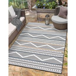 MyFlair M&Ouml;BEL & ACCESSOIRES Teppich &raquo;Shadow, LAGERR&Auml;UMUNG!&laquo; rechteckig 8 mm H&ouml;he modernes Design, Outdoor geeignet, Balkon, Terrasse...
