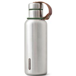 BLACK+BLUM Isolierflasche »Insulated Bottle« Edelstahl, Tragschlaufe aus Kunstleder, 500 ml grün 500 ml