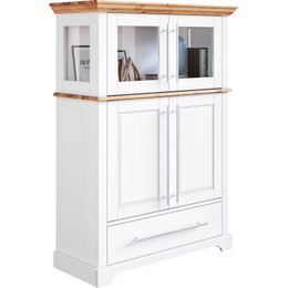 Home Affaire Highboard »Meliss« weiss/honig
