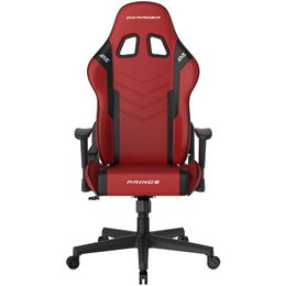 DXRacer Gaming-Stuhl »Prince Gaming Chair Regular L, PVC, rot schwarz« () rot-schwarz Empfohlene Größe: < 185 cm. Maximale Kapazität der...
