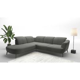 Sit & More sit&more Ecksofa &raquo;Zoe&laquo; ink.Sitztiefenverstellung, wahlweise mit Kopfteilverstellung braun 95% Polyester, 5% Polyamid