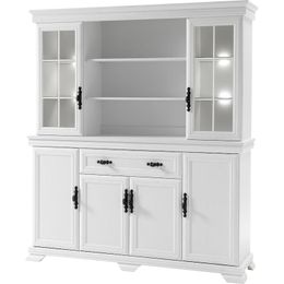 Home Affaire Buffet »Royal« Breite ca. 168 cm Pinie Weiss Dekor Home Affaire – Idyllisch, gemütlich, maritim, rustikal: Der Landhausstil