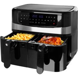 Emerio Heißluftfritteuse »AF-126672.4« 2400 W Fassungsvermögen 9 l schwarz