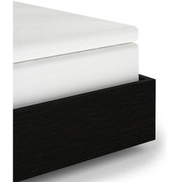 Spannbettlaken &raquo;Elementi Topper&laquo; Laken aus 100% Baumwolle, hochwertiges Mako-Satin, Betttuch ab 90x200 wei&szlig; Mako-Satin, Obermaterial: 100% Baumwolle