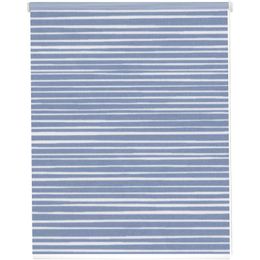 SUNLINES Seitenzugrollo &raquo;StartUp Style Stripes&laquo; Lichtschutz freih&auml;ngend blau Aluminium, Kunststoff, Polyester