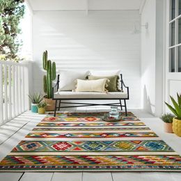 FLAIR RUGS Teppich »Sunshine« rechteckig 3 mm Höhe Outdoor Teppich bunt Obermaterial: 100% Polypropylen B : 160 cm 1 Stk.