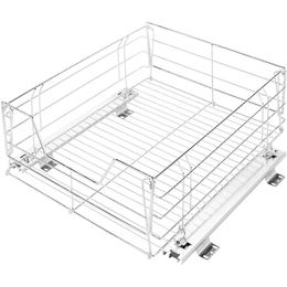 Maximex Auszug »Modell Maxi« Schrankauszug für zusätzlichen Stauraum im Küchenschrank silberfarben