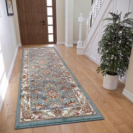 Hanse Home Teppich &raquo;Reni&laquo; rechteckig 8 mm H&ouml;he L&auml;ufer, Orientalisch, Kurzflor, Wohnzimmer, Schlafzimmer, Esszimmer Mint,Creme Oberfl&auml;che: 53%...