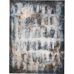 KARE Leinwandbild &raquo;Leinwandbild Shadows Grau 90x120cm&laquo; grau