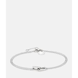 Liebeskind Berlin Armband »Schmuck Geschenk Edelstahl Armkette The Festive Mini Link Sparkle« mit Zirkonia (synth.) silberfarben-kristallweiß +...