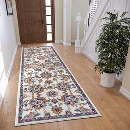 Hanse Home Teppich &raquo;Caracci&laquo; rechteckig 8 mm H&ouml;he L&auml;ufer, Orientalisch, Kurzflor, Wohnzimmer, Schlafzimmer, Esszimmer Creme Oberfl&auml;che: 53%...