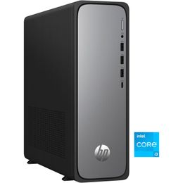HP PC »OmniDesk Slim S03-0032ng« Meteor Silver/Jack Black 7x USB-A, 1x USB-C, 1x HDMI, 1x DisplayPort, 1x RJ-45, 1x Kopfhörer-/Mikrofon-Kombibuchse