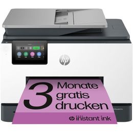 HP Multifunktionsdrucker »OfficeJet Pro 9132e« 3 Monate gratis Drucken mit Instant Ink inklusive weiß/grau Mit HP+ 3 Probemonate HP Instant Ink...