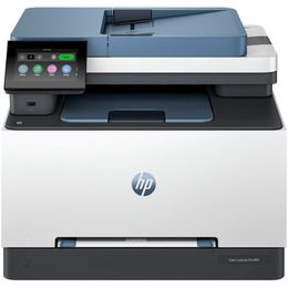HP Multifunktionsdrucker »Color LaserJet Pro MFP 3302sdwg« Instant Ink kompatibel grau/blau Beidseitiger Druck, Display
