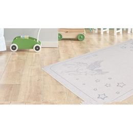 Arte Espina Kinderteppich &raquo;Bambini 200&laquo; rechteckig 5 mm H&ouml;he Fantasievoll bedruckter Kinderteppich, angenehme Haptik grau Polyester