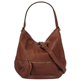 FORTY° FORTY° Shopper echt Leder, Made in Italy cognac