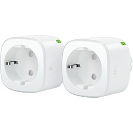 eve Steckdose »Energy Smarte (Matter) 2er-Pack« Weiß Mit der kostenlosen eve-App für iPhone und iPad, ganz einfach