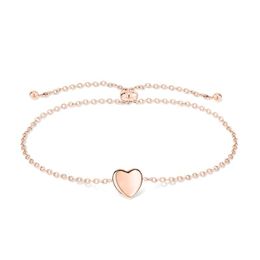 Tamaris Armband »Schmuck Geschenk Edelstahl Armkette Bold Hearts Herz« roségoldfarben 23 cm Modisches Armband