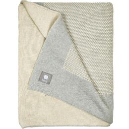 Musterring Plaid »Knit« grau Obermaterial: 100% Baumwolle B/L: 130 cm x 170 cm