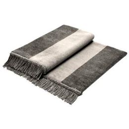 Biederlack Wohndecke »Salt & Pepper« mit Melange-Optik silber Obermaterial: 58% Baumwolle, 35% Polyacryl, 7% Polyester B/L: 150 cm x 200 cm