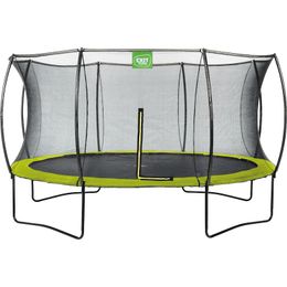 EXIT Gartentrampolin »Silhouette« Ø 427 cm mit Sicherheitsnetz schwarz