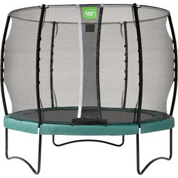 EXIT Gartentrampolin »Allure Classic, grün« mit Sicherheitsnetz schwarz + grün
