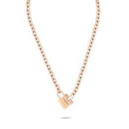 Liebeskind Berlin Kette mit Anhänger »Schmuck Geschenk Edelstahl Halskette The Love Bond« roségoldfarben Markante Halskette