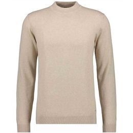 Ragman Rundhalspullover Beige 48 48 Stehkragen