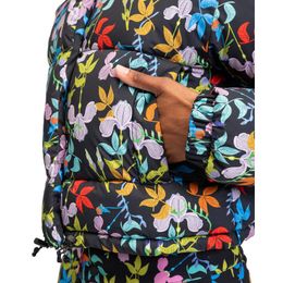 Roxy Outdoorjacke »ROWLEY x « Black Multifloral S S Umweltfreundliches Material: Leinwandgewebe...