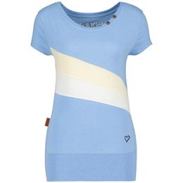 ALIFE & KICKIN T-Shirt &raquo;Damen CleaAK&laquo; frozen L L Perfektes Color-Streifen-Design - das Damen Sommershirt CleaAK von alife and kickin